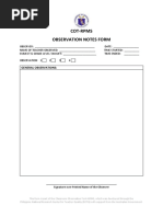 COT Rating Sheet for Highly Proficient Teachers | PDF | Teachers | Learning