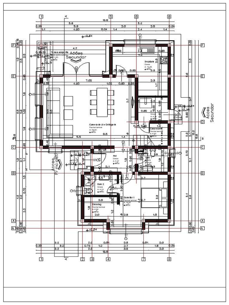 Importat - Plan Parter .DWG Model | PDF