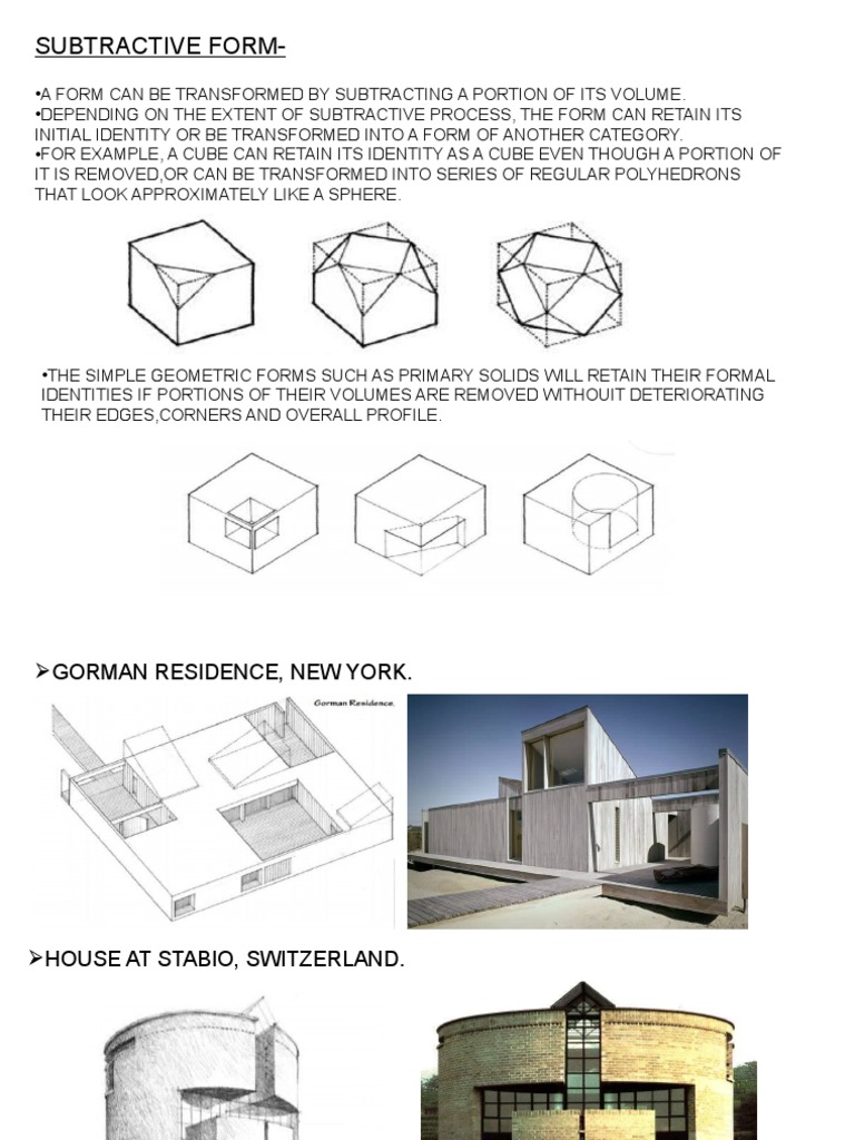 Subtractive Form | PDF
