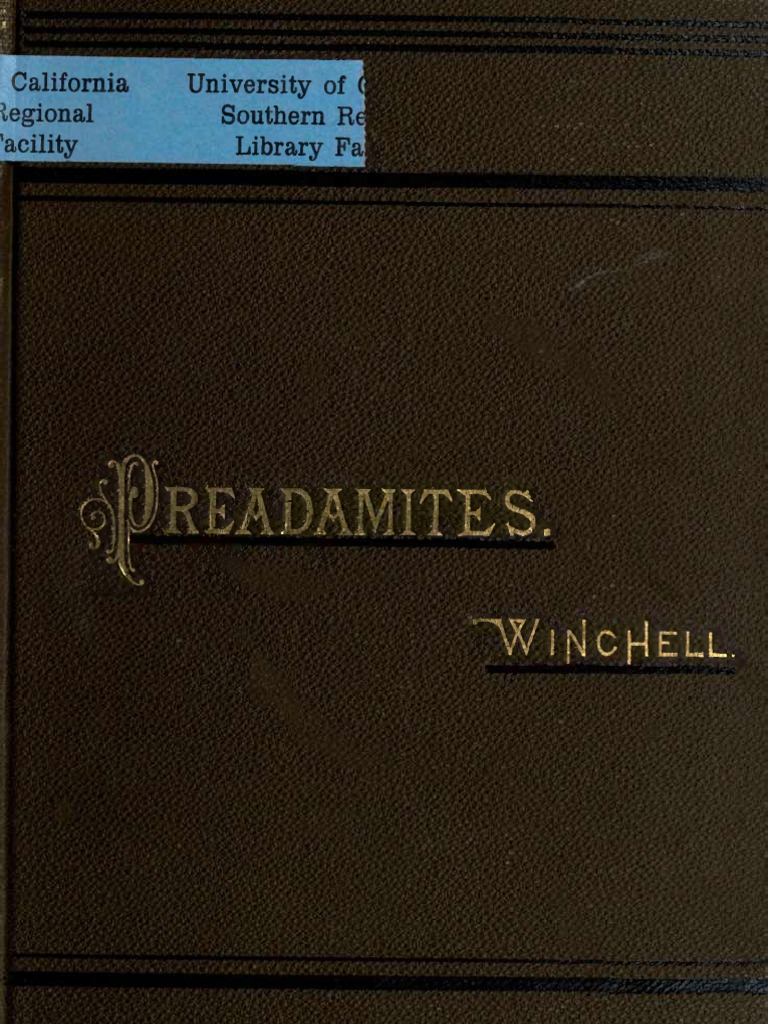 Alexander Winchell - Pre-Adamites | PDF | Race (Human Categorization)