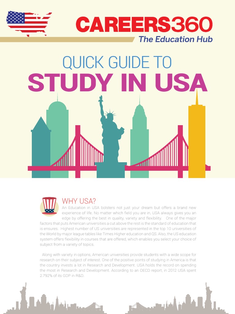 Quick Guide To Study in USA PDF | PDF
