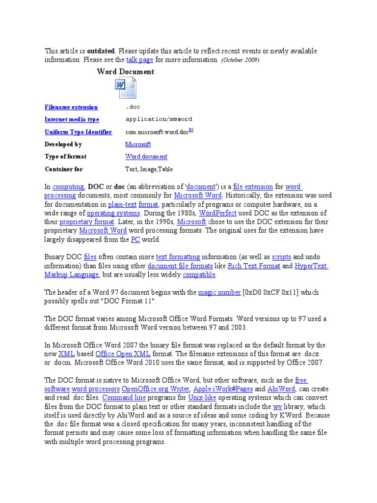 This Article Is Outdated | PDF | File Format | Microsoft Word