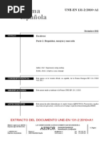 Normativa UNE EN 131 para Escaleras | PDF | Escalera