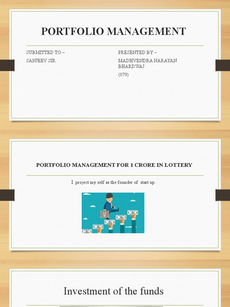 Portfolio Management | PDF