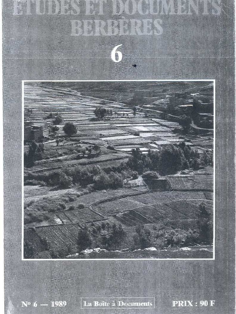 Structure de La Phrase Et Ordre Des Mots en Tarifit PDF | PDF