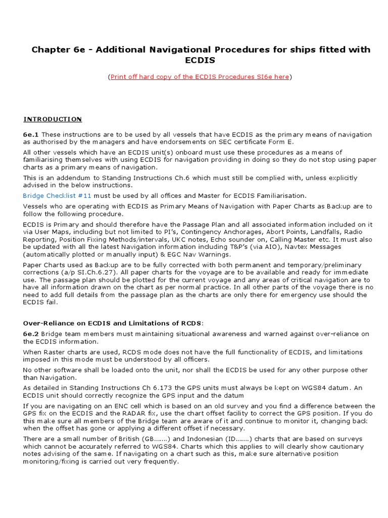 Ecdis Navigation Procedures Pdf Navigation Usb Flash Drive