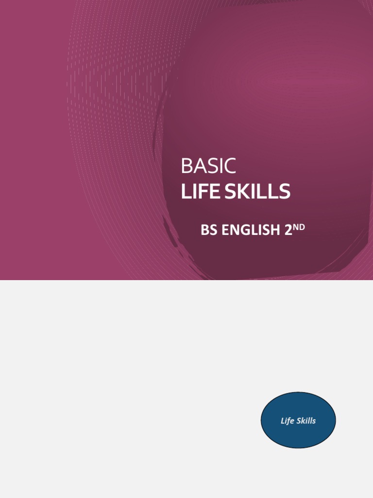 Essential Basic Life Skills Guide | PDF | Self-Improvement