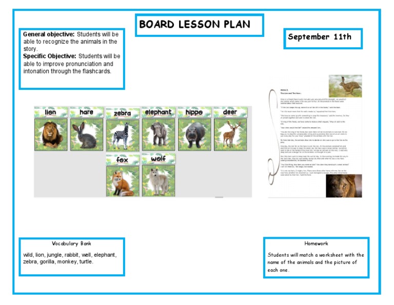 Board Lesson Plan Roberth Barahona | PDF