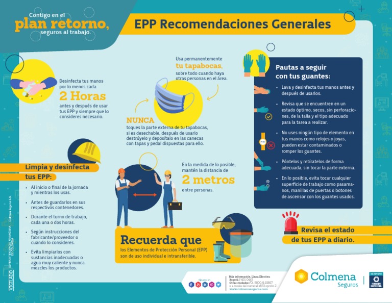 Infografia Recomendaciones Grales EPP | PDF | Naturaleza