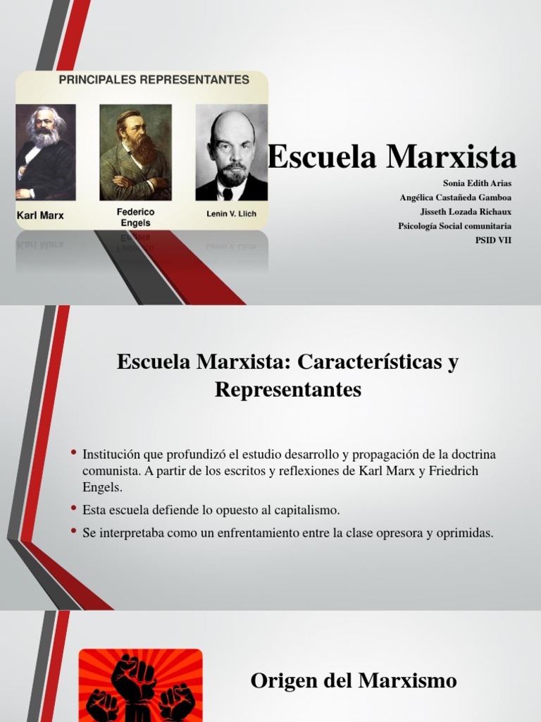 Escuela Marxista | PDF | marxismo | Comunismo