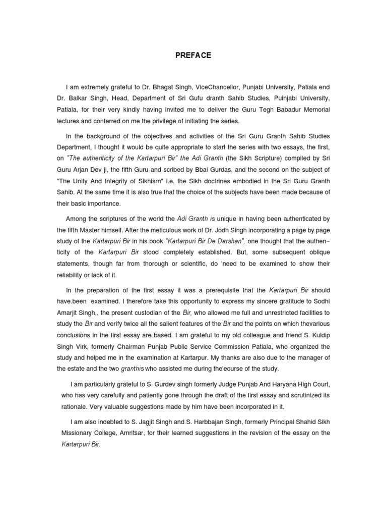 Puratan Sri Guru Granth Sahib Da Saroop Dated 1714AD English PDF | PDF ...