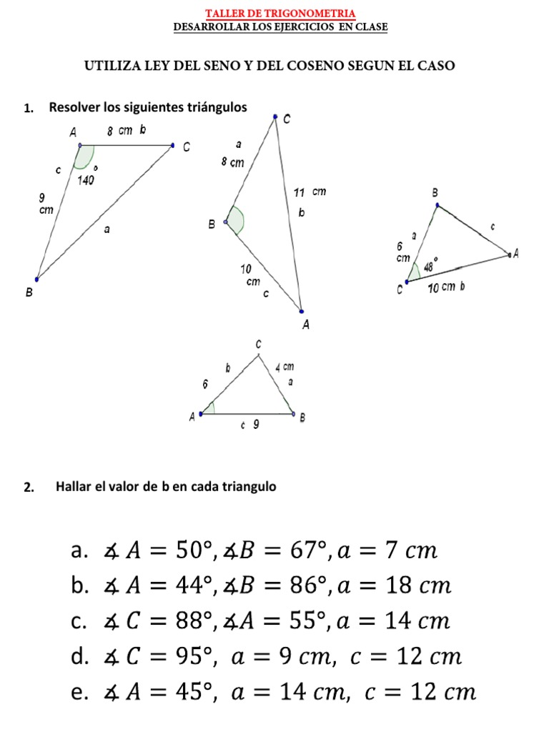 LEY DE LOS COS y SEN | PDF