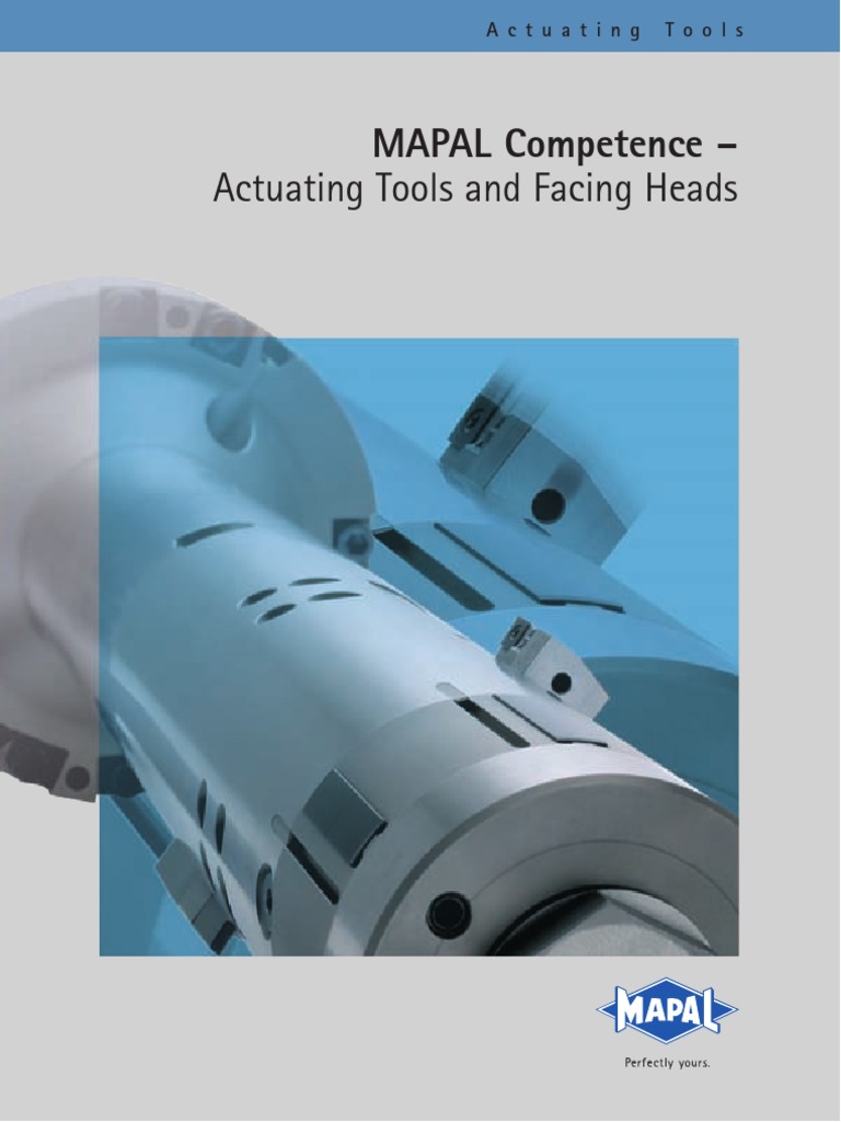 Actuating Tools and Facing Heads: MAPAL Competence | PDF | Machining ...
