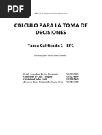 (ACV-S06) Evaluación Calificada en Linea 4 - EP2 - CALCULO PARA LA TOMA DE DECISIONES (13098) | PDF
