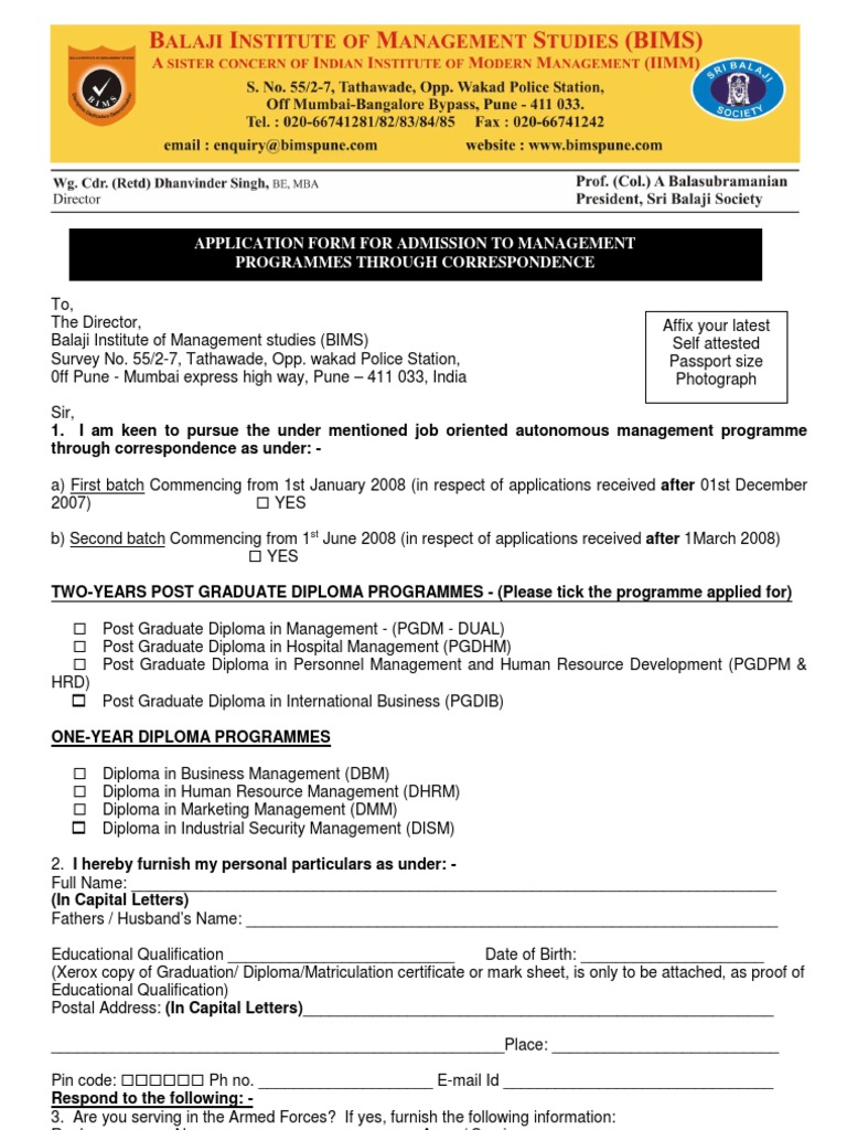 Bims form | Cheque | Postgraduate Education
