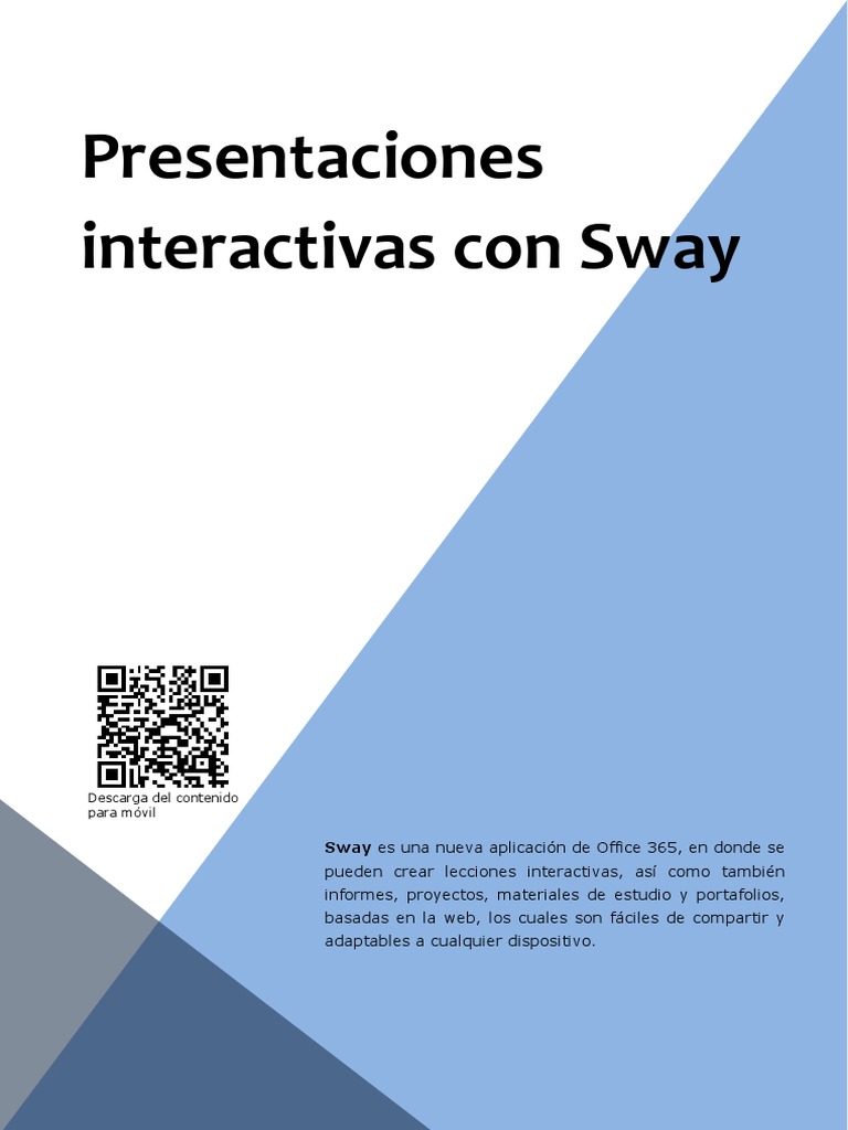 Sway | PDF | Imagen | Multimedia