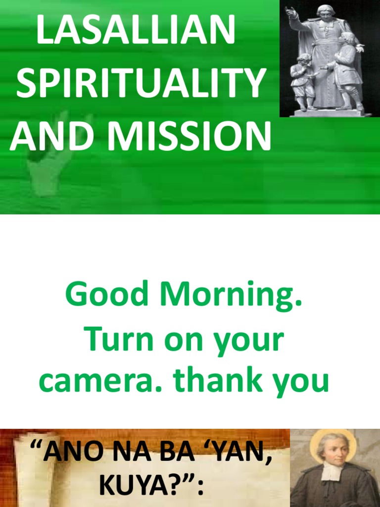 Lasallian Spirituality and Mission | PDF | Spirituality | God
