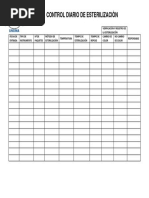 Bitácora De Esterilización Odontológica Pdf