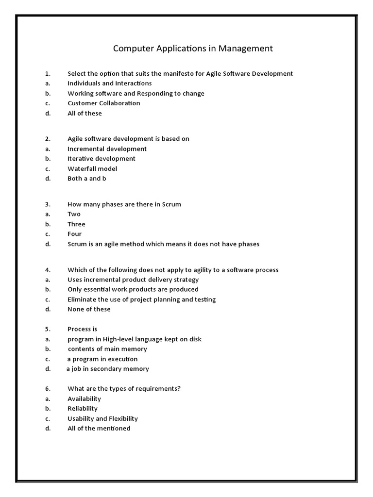Computer Applications in Management | PDF | Network Topology ...