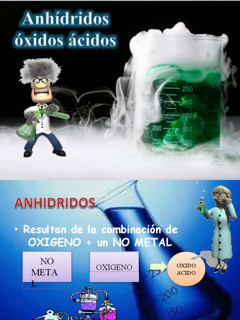 Nomenclatura de Anhídridos No Metálicos | PDF