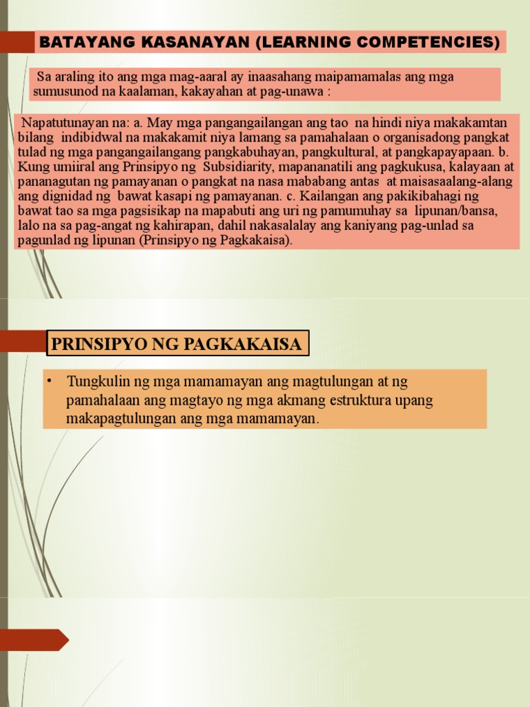 Esp 9 - WEEK 4 (Day 1) | PDF