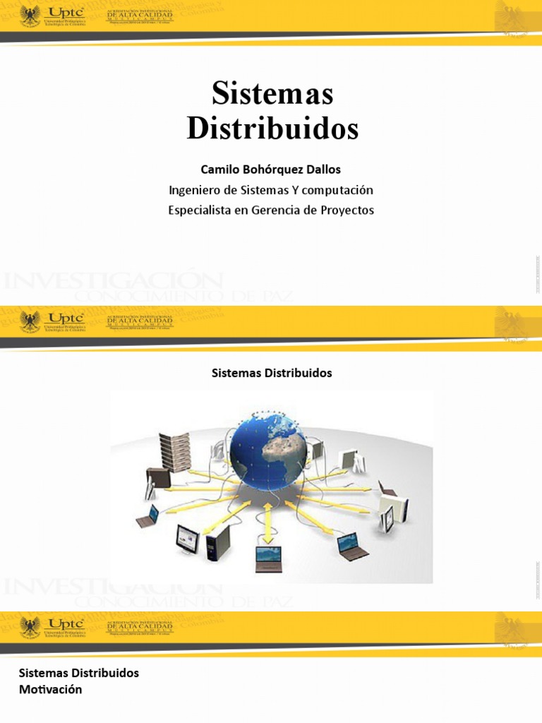 Sistemas Distribuidos - Conceptos Basicos | PDF | Computación ...