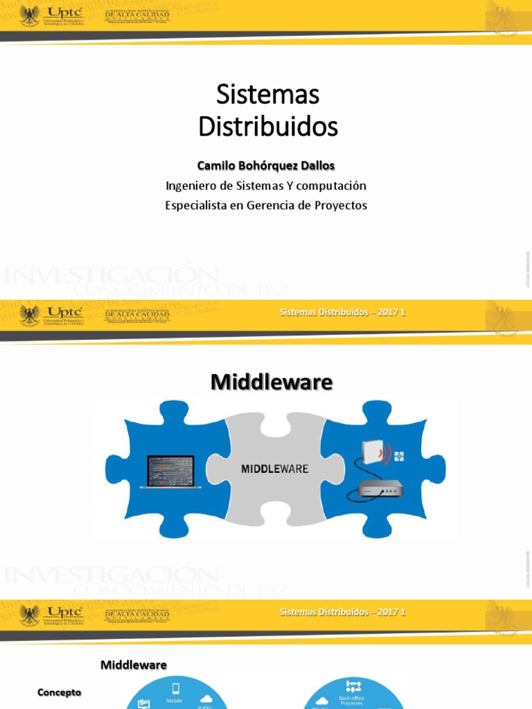Sistemas Distribuidos - CS - Middleware | PDF | Middleware ...