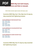 Injection Timing Chart | PDF | Vehicle Technology | Systems Engineering