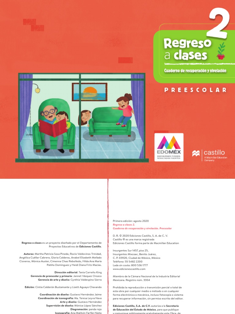 Preescolar Regreso A Clases 2 Cuaderno Pdf Pdf Educación Avanzada