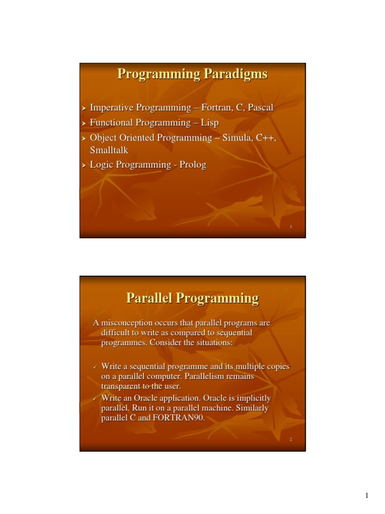 Parallel Paradigms | PDF | Parallel Computing | Programming Paradigms