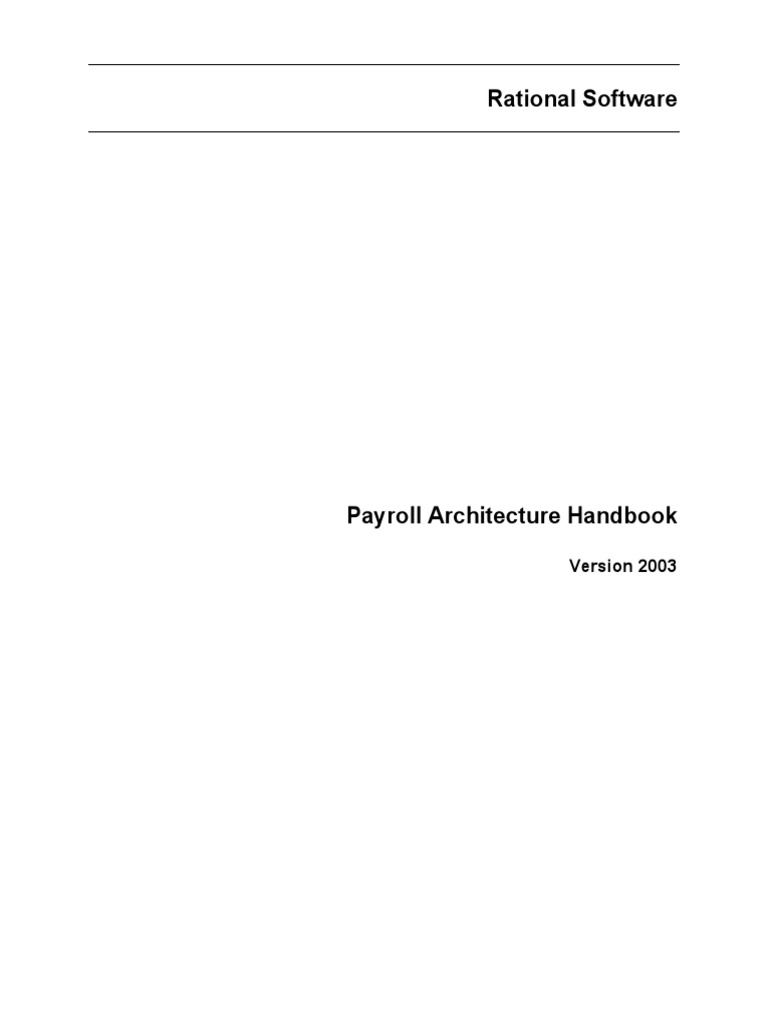 Payroll Arch Handbk RPT | PDF | Relational Database | Database Transaction