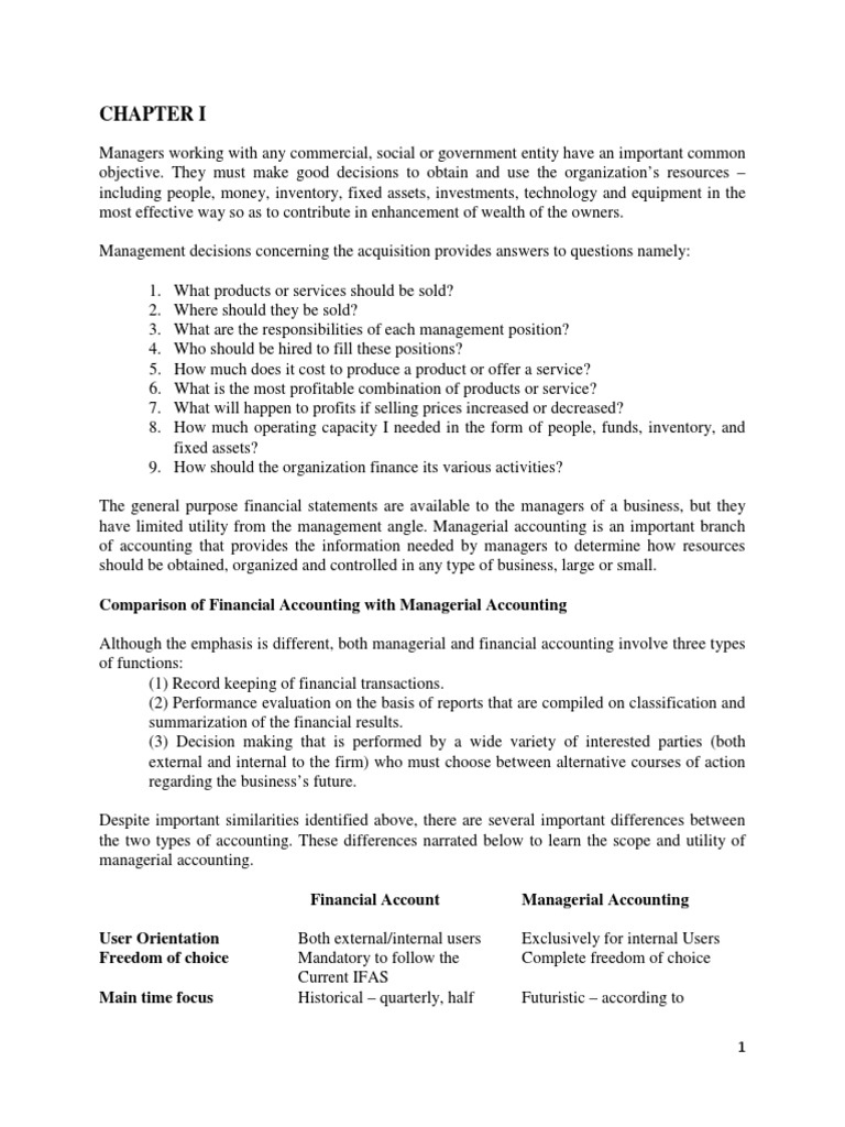 Management Acc PDF | PDF | Cost Of Goods Sold | Inventory