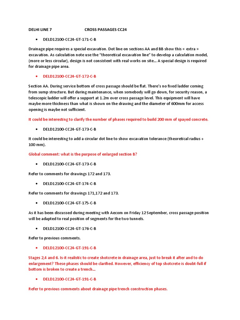 Clarifications and Design Adjustments Needed for Cross Passages on ...