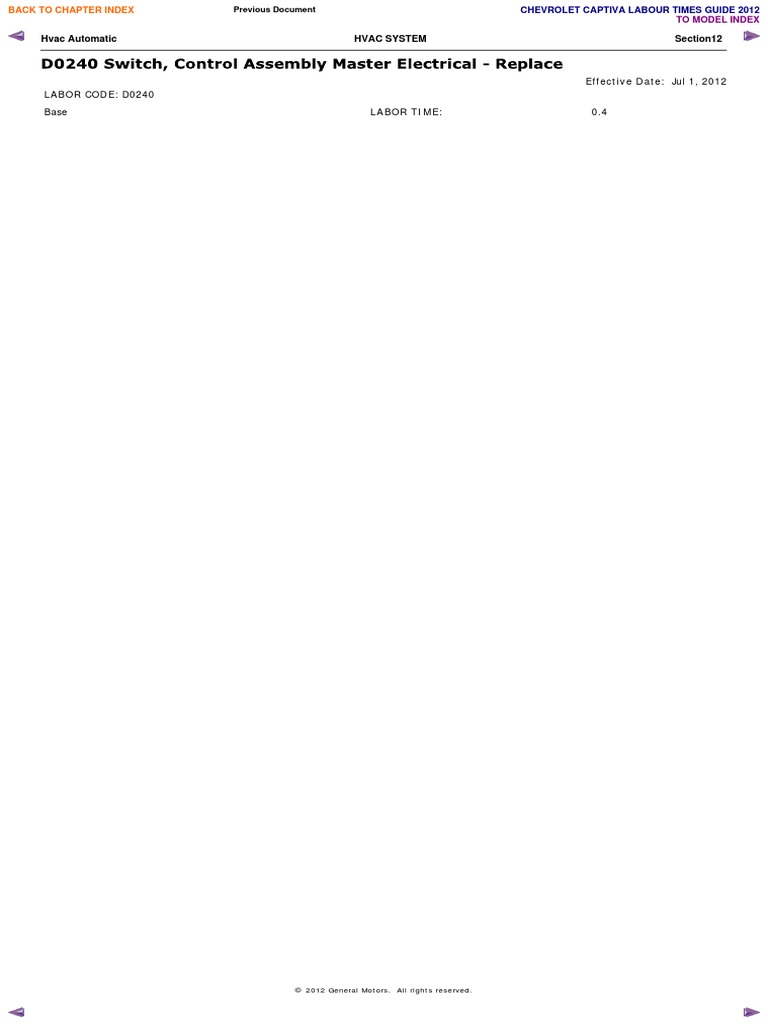 Base 0.4: Effective Date: Jul 1, 2012 Labor Code: D0240 Labor Time | PDF