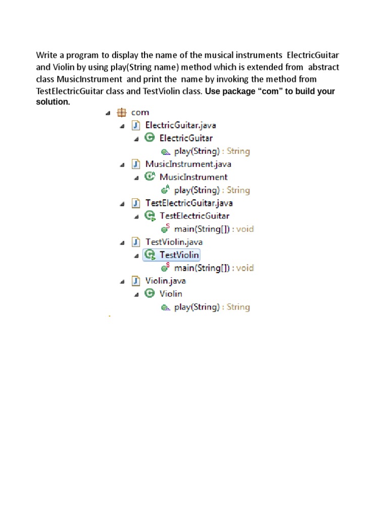 Abstract Class Implementation | PDF