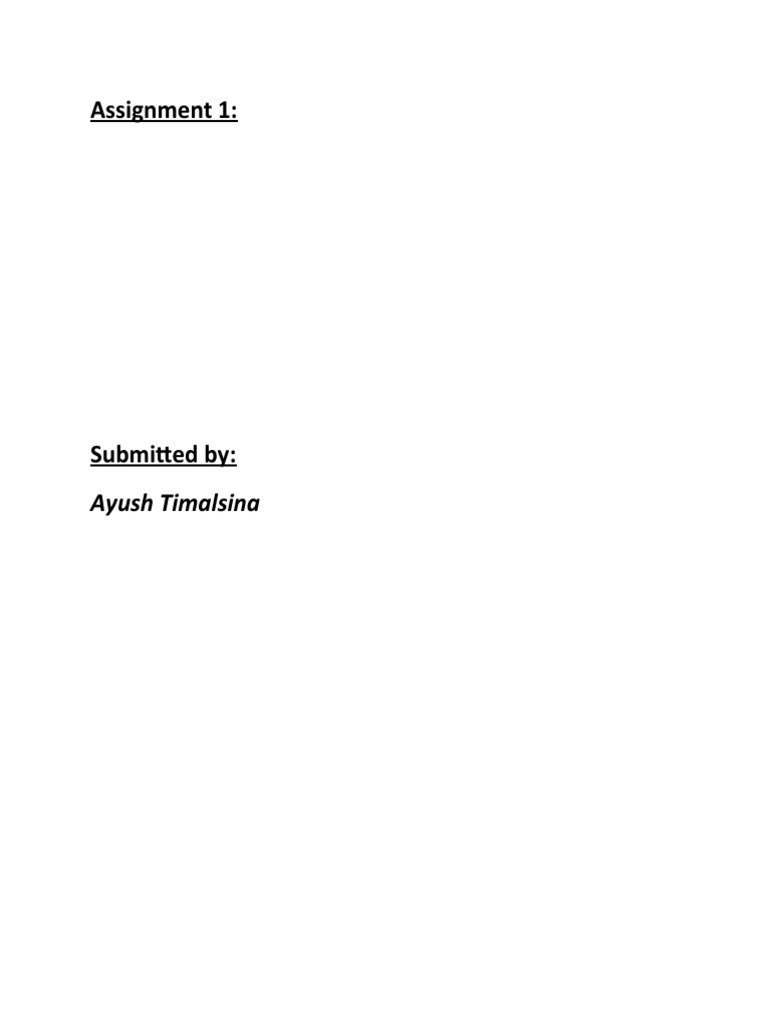 Assignment 1 Ayush Timalsina Pdf Scripting Language Java Script