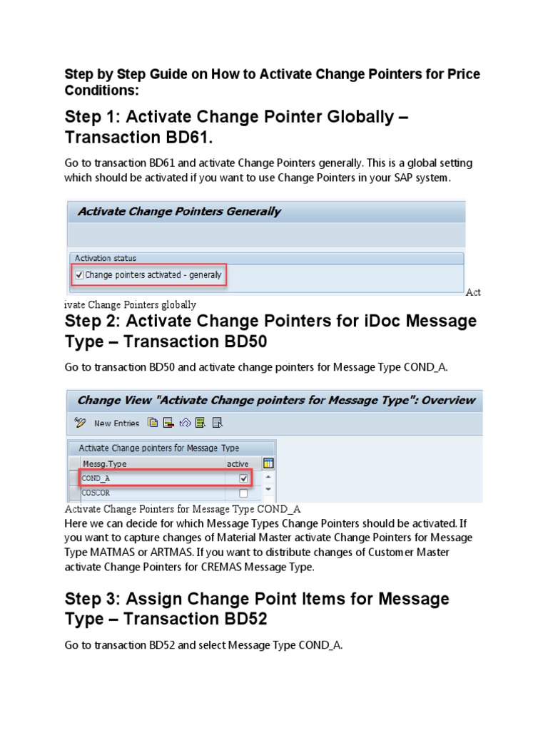 Pointers For Price Conditions | PDF | Pointer (Computer Programming) | Information Technology