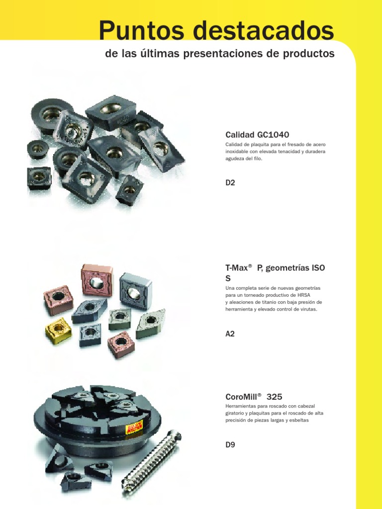 Catalogo Herramientas | PDF | Mecanizado | Bienes manufacturados