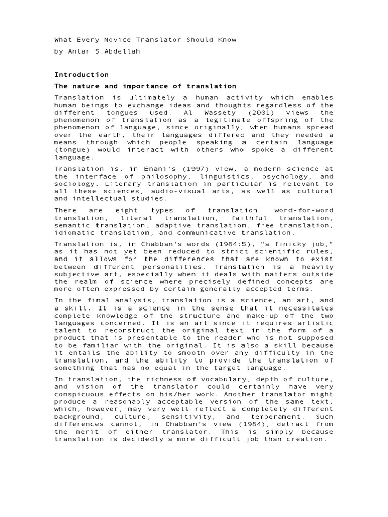 Essential Tips for Novice Translators | PDF | Translations | Dictionary