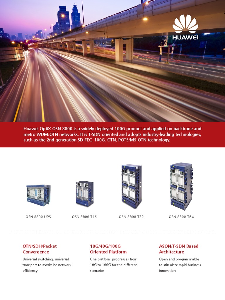 OTN/SDH/Packet Convergence 10G/40G/100G Oriented Platform ASON/T-SDN ...