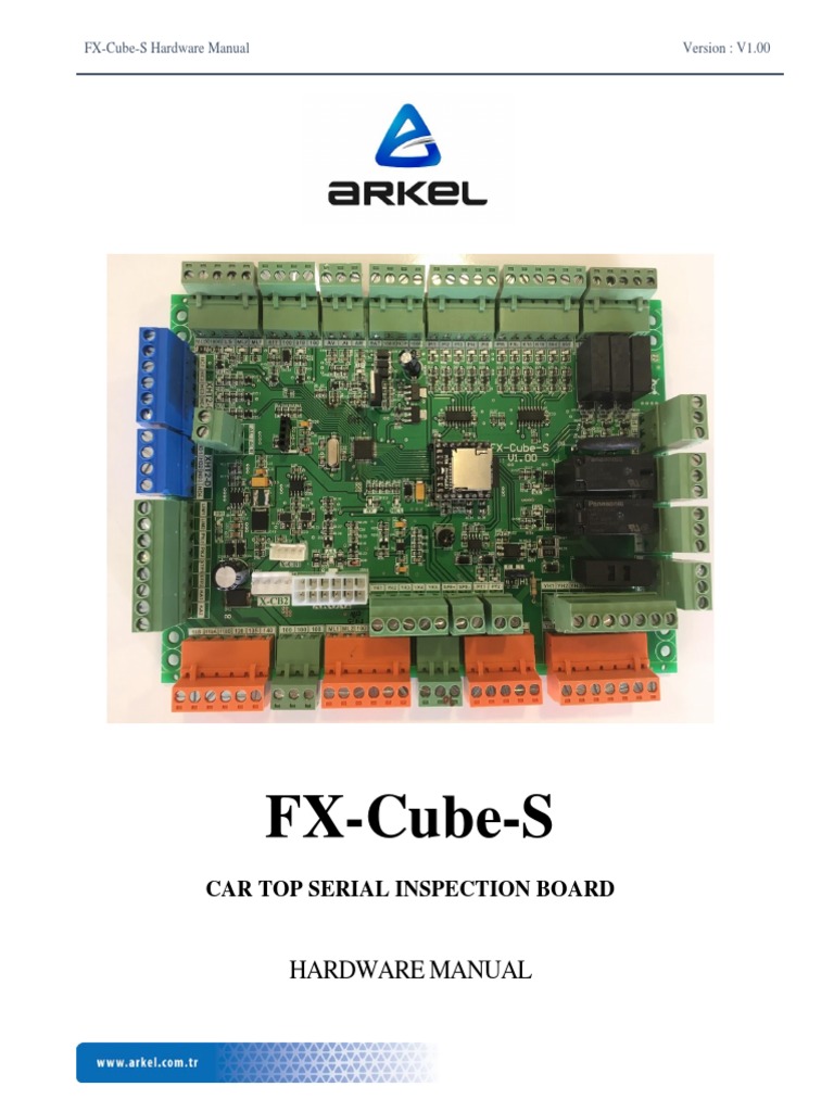 FX-Cube-S Hardware Manual V100.en | PDF | Switch | Relay
