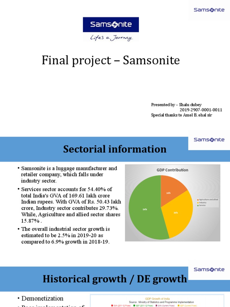 Final Project Sem 2 Samsonite | PDF | Marketing | Sales