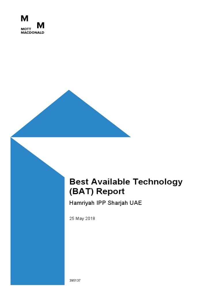 Best Available Technology (BAT) Report: Hamriyah IPP Sharjah UAE | PDF ...