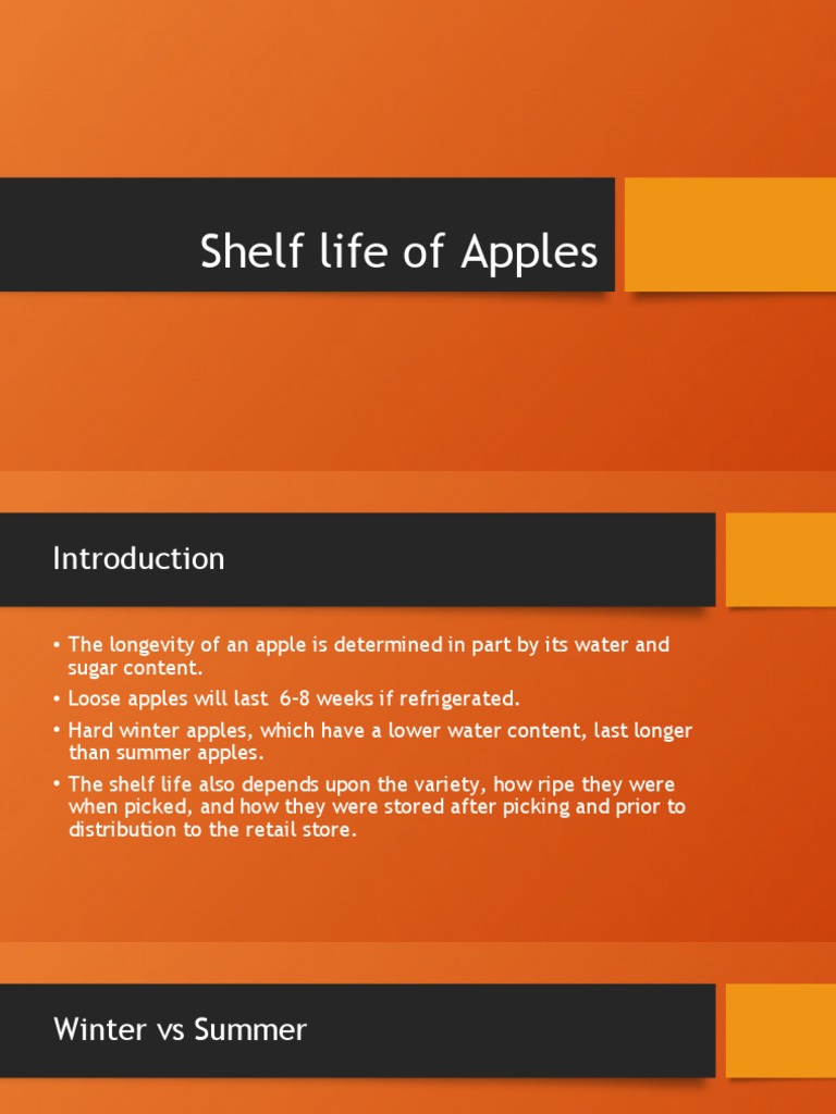 Shelf Life of Apples 2 | PDF | Cellular Respiration | Biochemistry