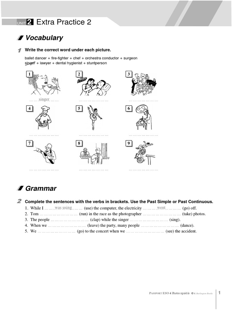 Pass 4 U2 EP2 | PDF | Grammar | Linguistic Typology