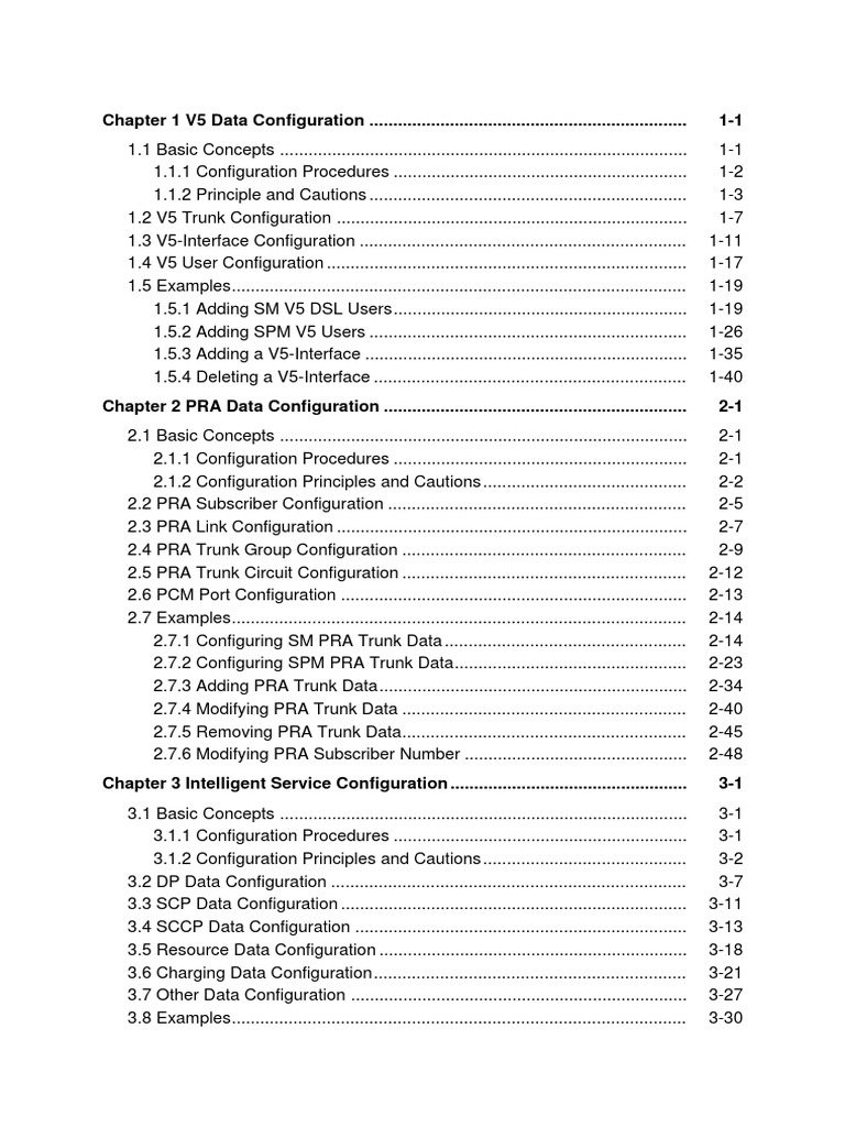 Operation Manual-Services & Examples Volume | PDF | Public Switched ...