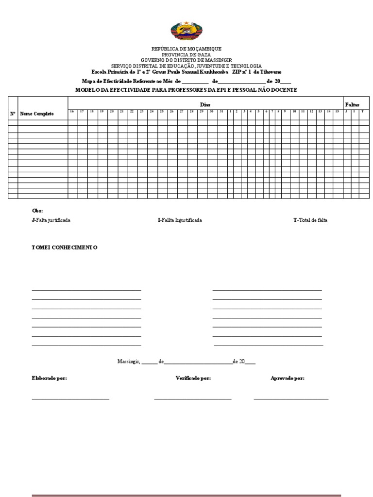 Mapa Da Efectividade | PDF