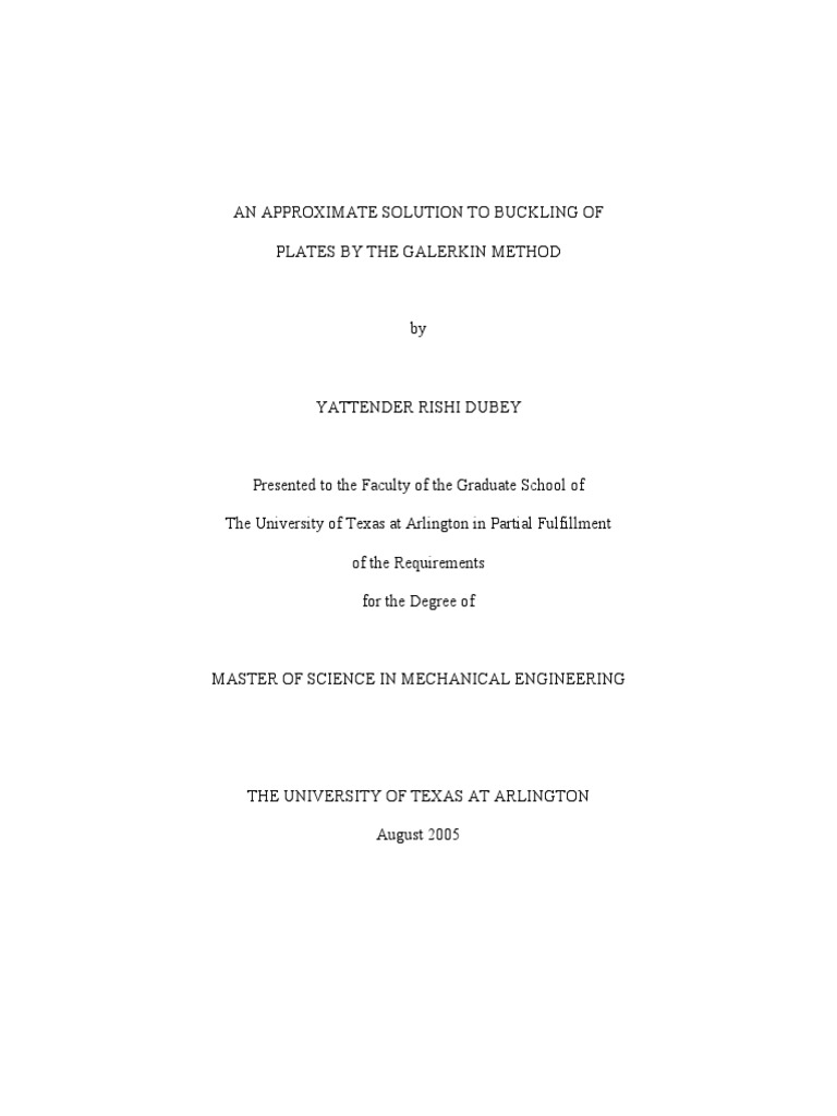 Navier Solution | PDF | Buckling | Sine