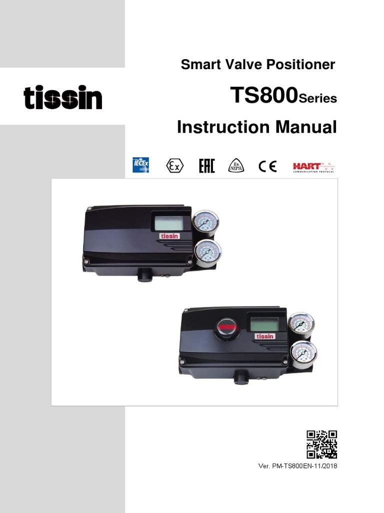 Tissin Positioner Ts800-Manual e | PDF | Valve | Switch