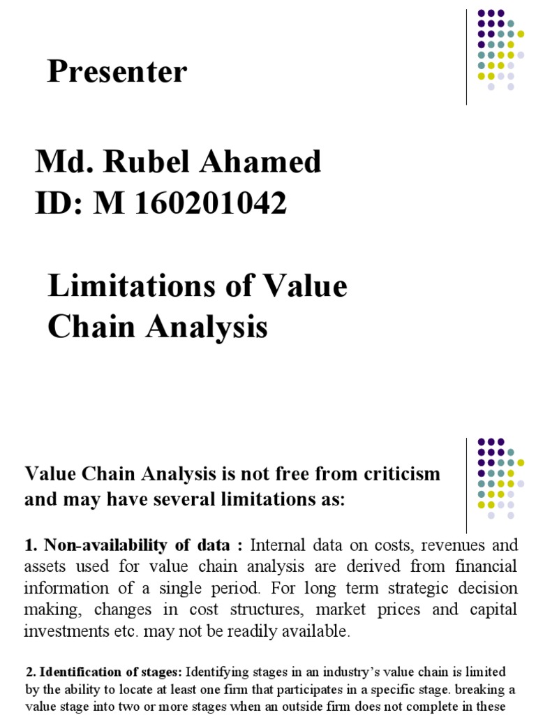 Limitations of Value Chain Analysis ..... Rubel | PDF
